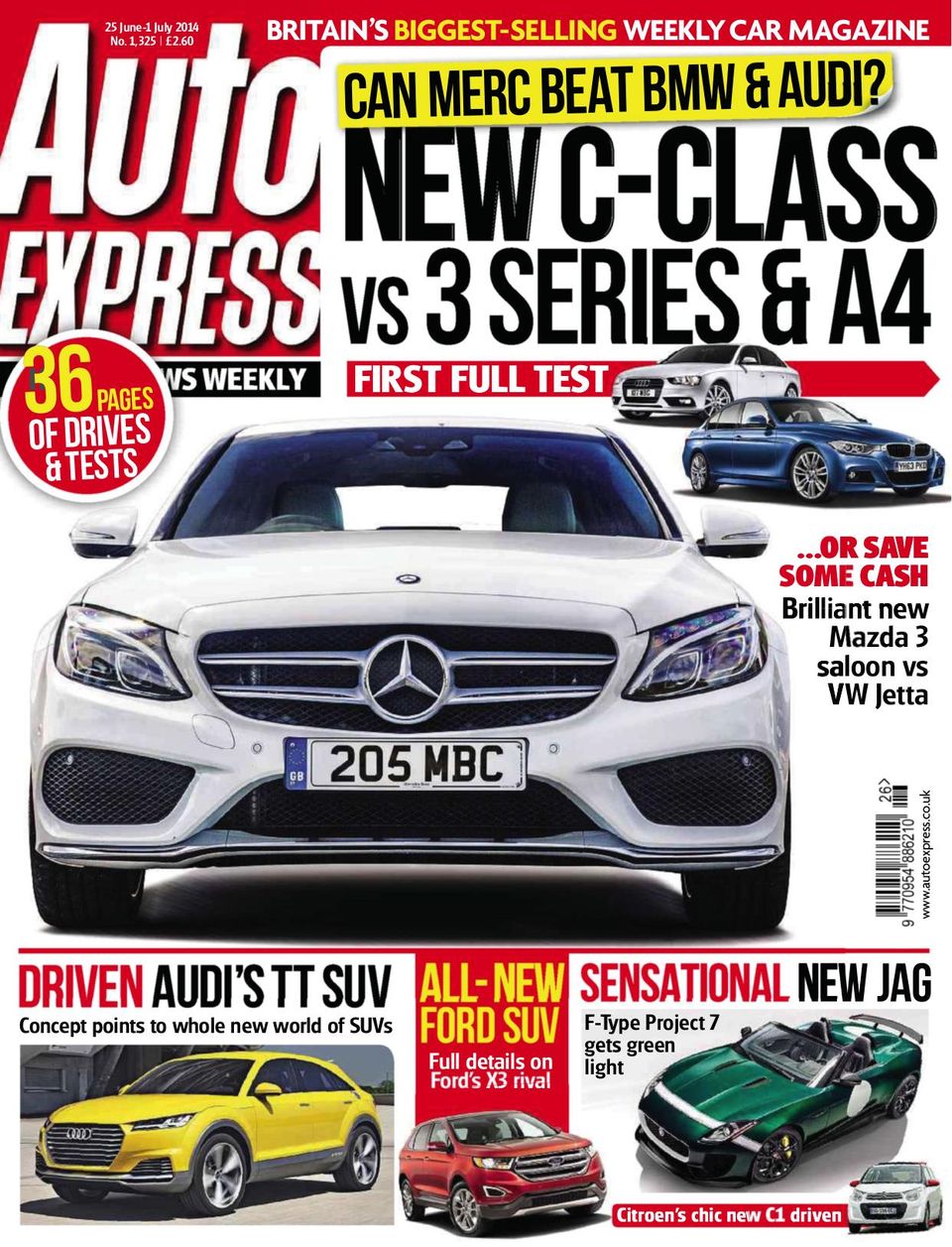 Auto Express-June 25 2014 Magazine - Get your Digital Subscription