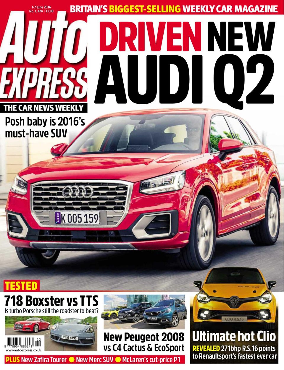 Auto Express-June 1 2016 Magazine - Get your Digital Subscription