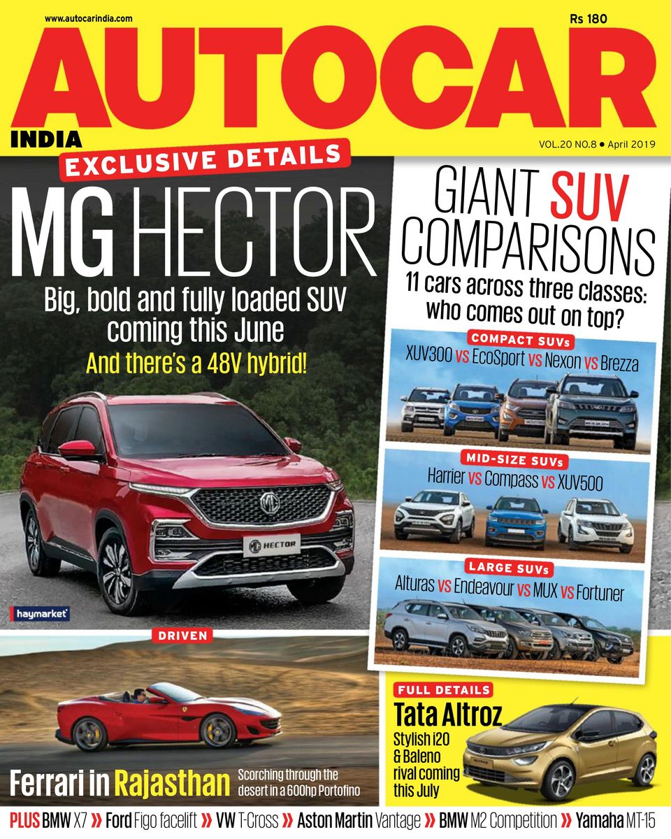 Autocar India-April 2019 Magazine - Get your Digital Subscription
