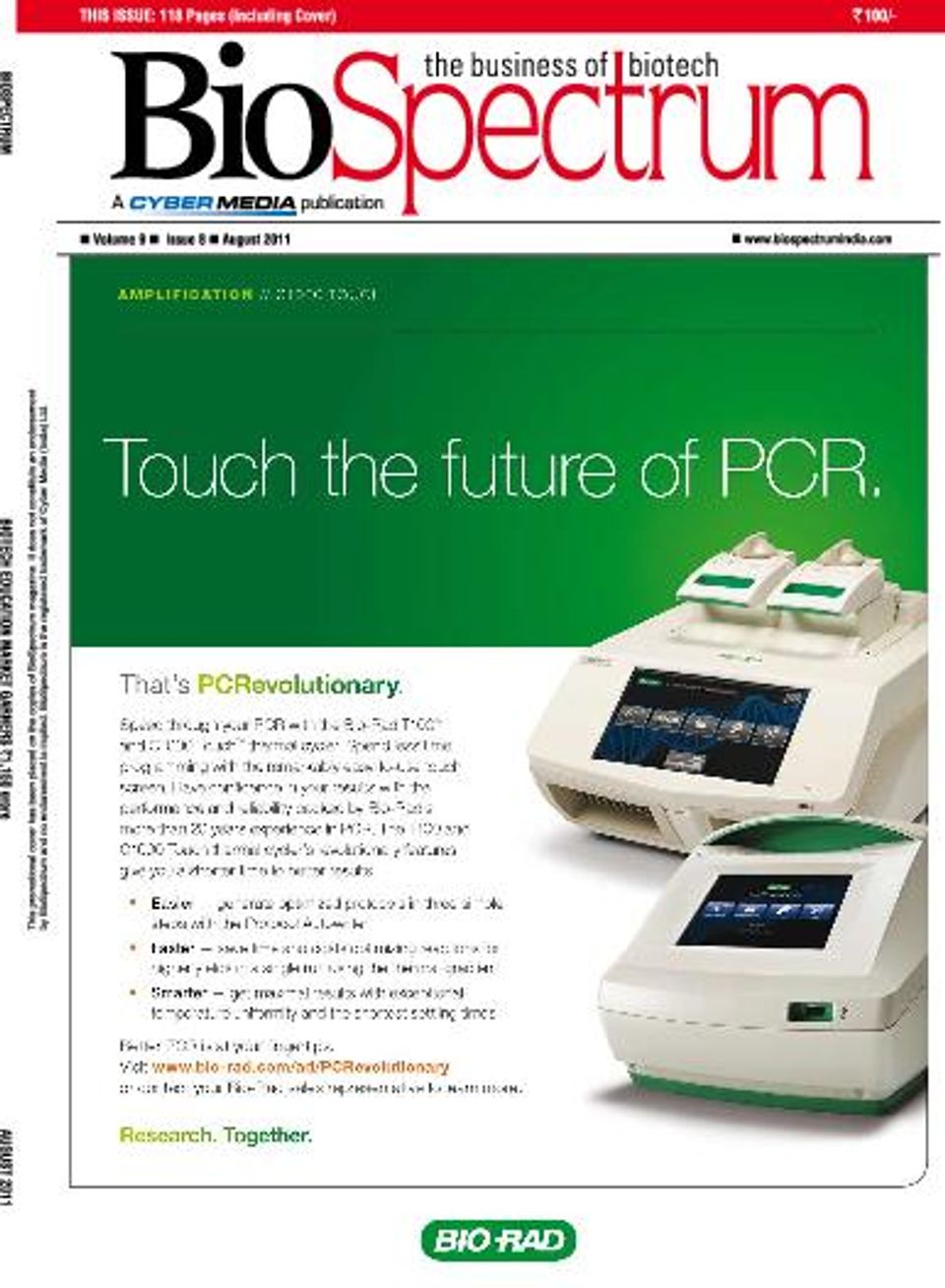 Bio Spectrum-August 2011 Magazine - Get your Digital Subscription