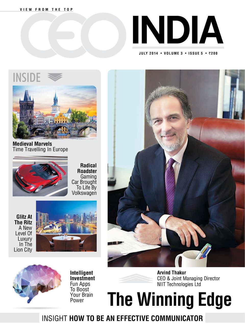 CEO India-July 2014 Magazine - Get your Digital Subscription
