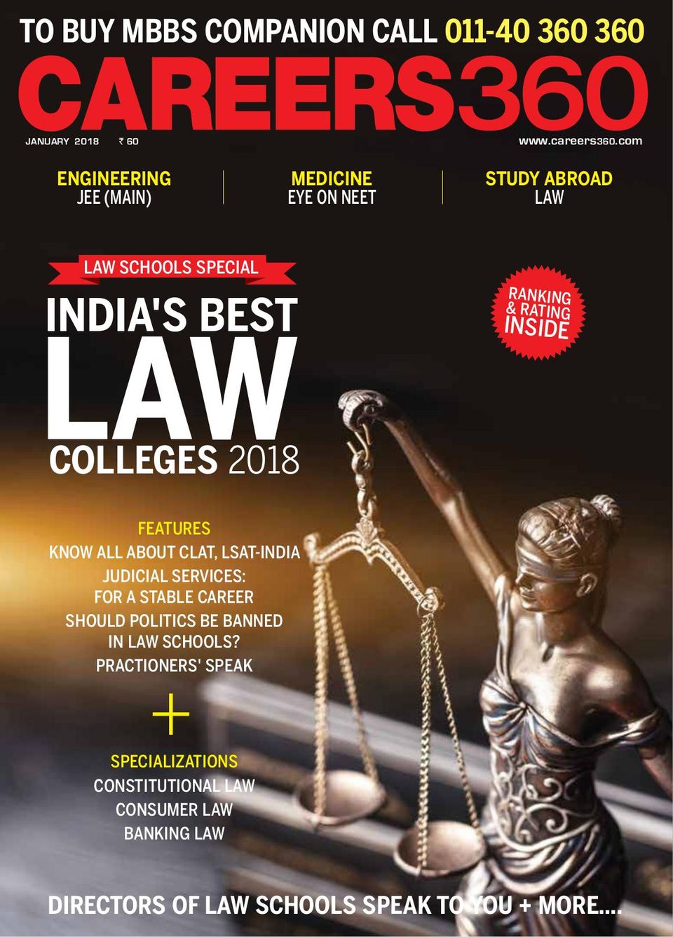 Careers 360-January 2018 Magazine - Get your Digital Subscription