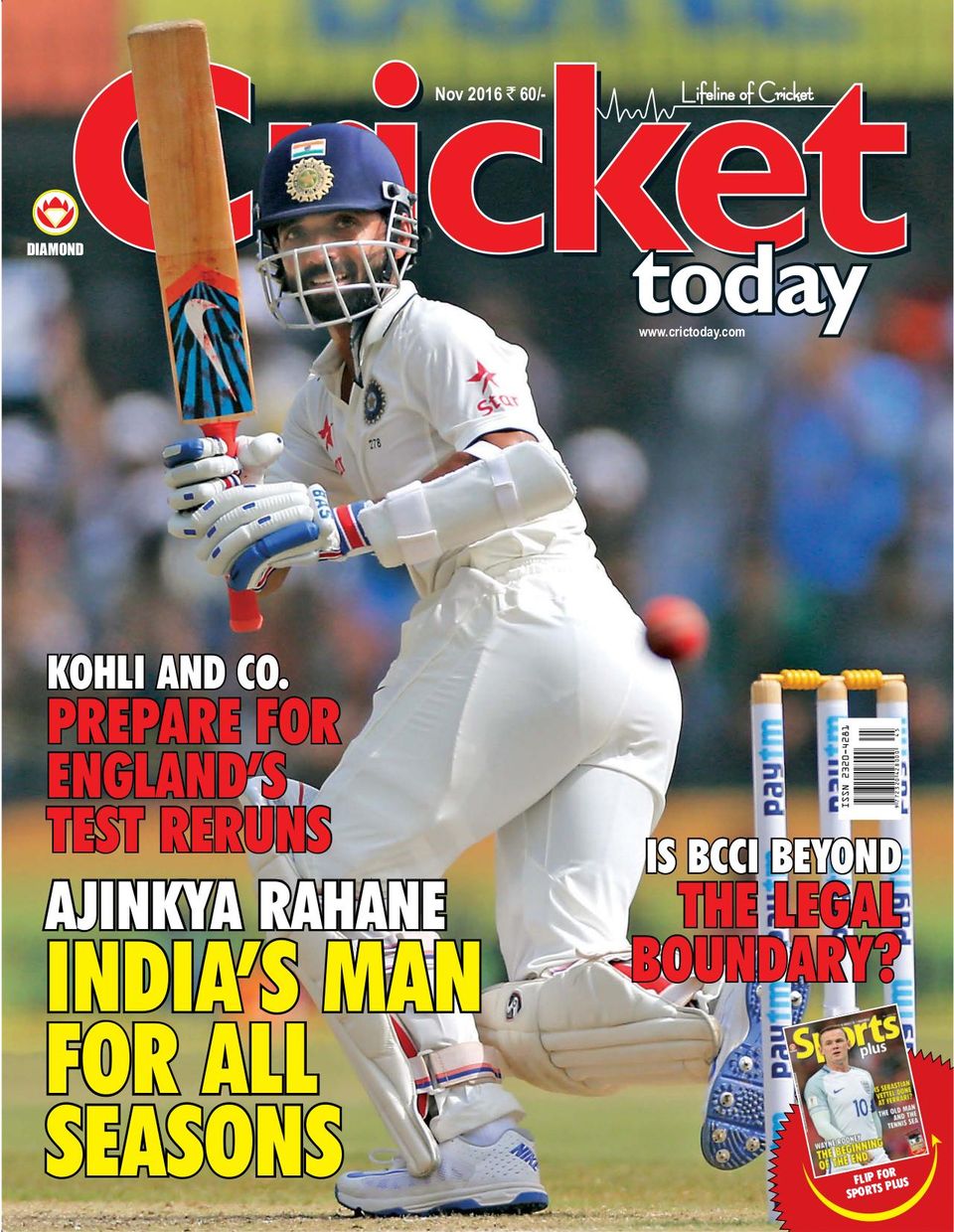 Cricket Today-November 2016 Magazine - Get your Digital Subscription
