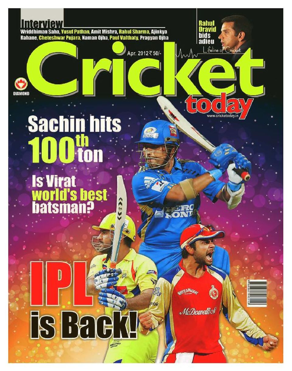 Cricket Today-April 2012 IPL Special Magazine