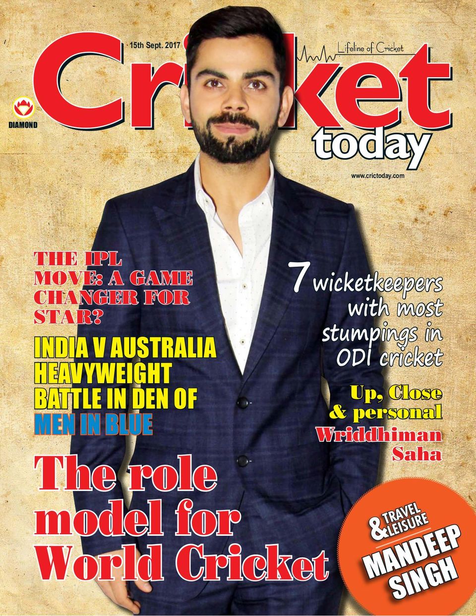 Cricket Today-September 15 2017 Magazine - Get your Digital Subscription
