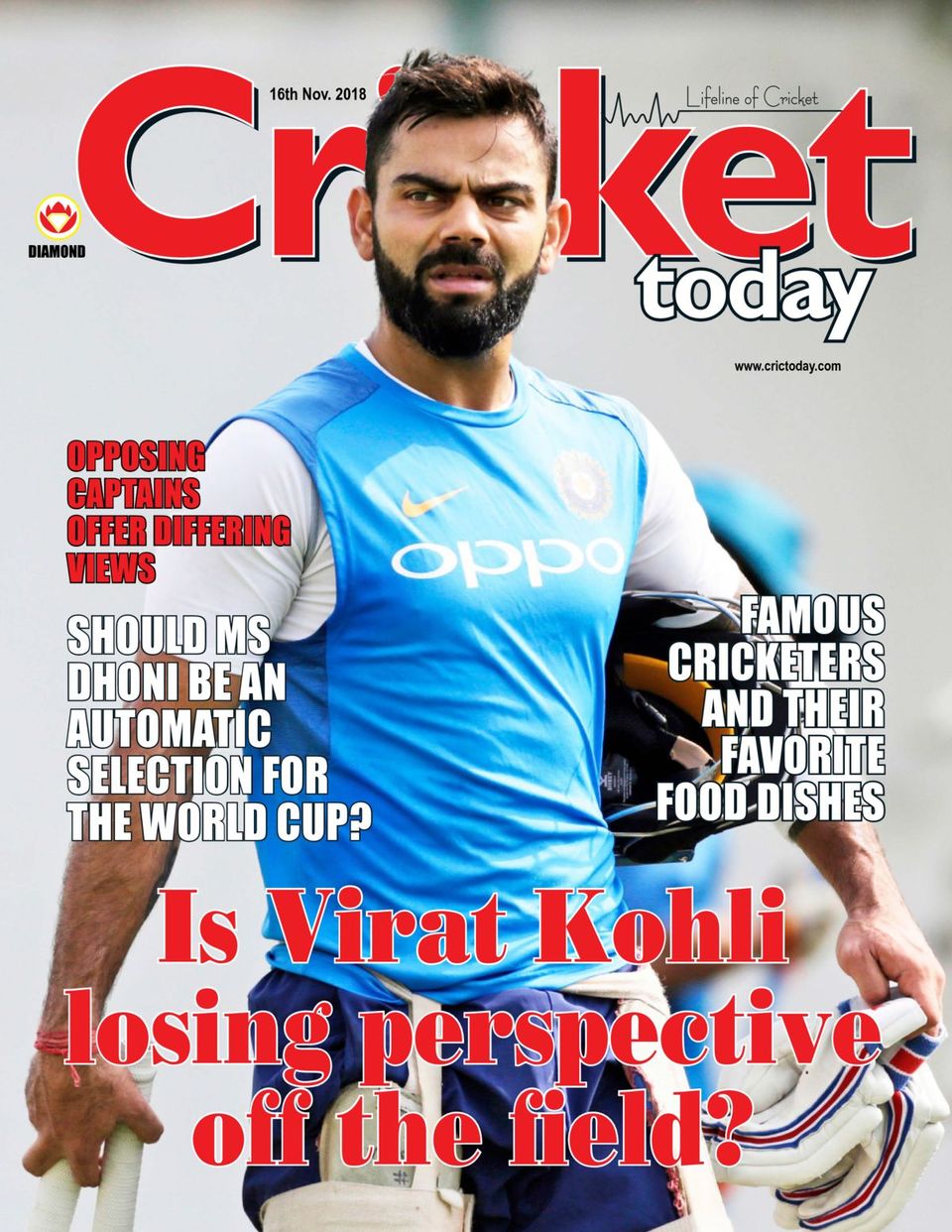 Cricket Today-November 16, 2018 Magazine - Get your Digital Subscription