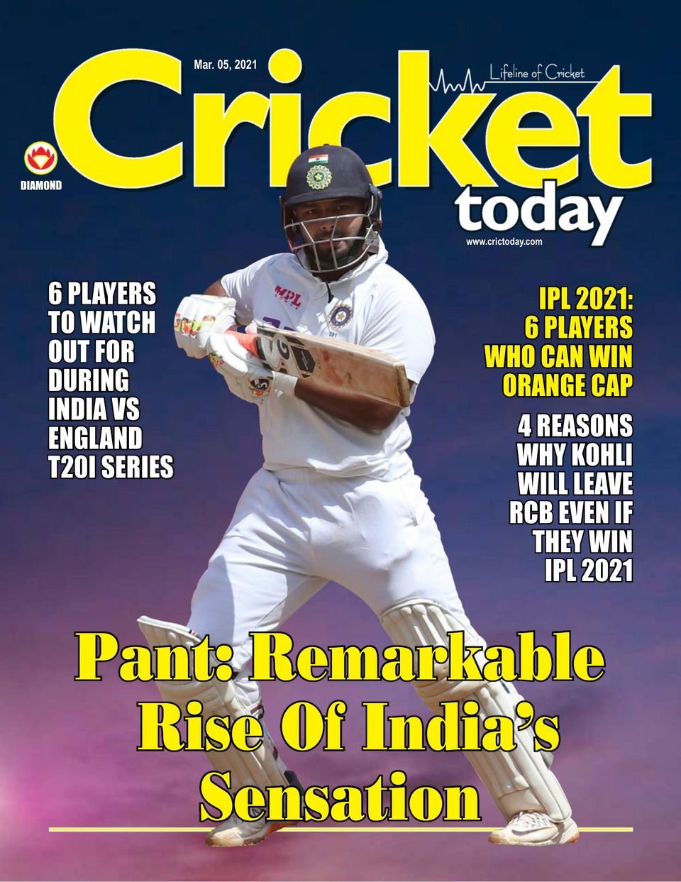 Cricket Today-March 05, 2021 Magazine - Get your Digital Subscription