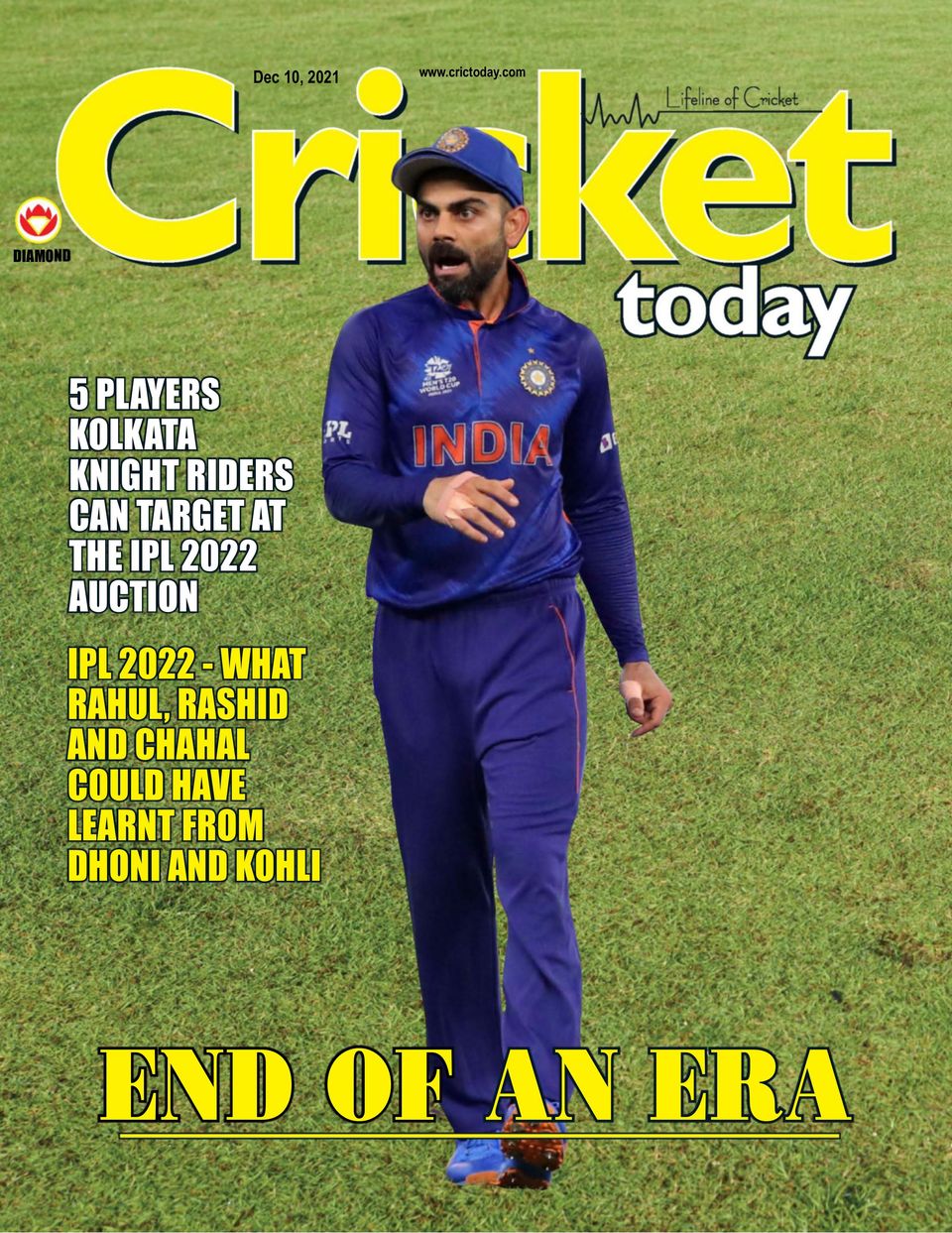 Cricket Today-December 10, 2021 Magazine - Get your Digital Subscription
