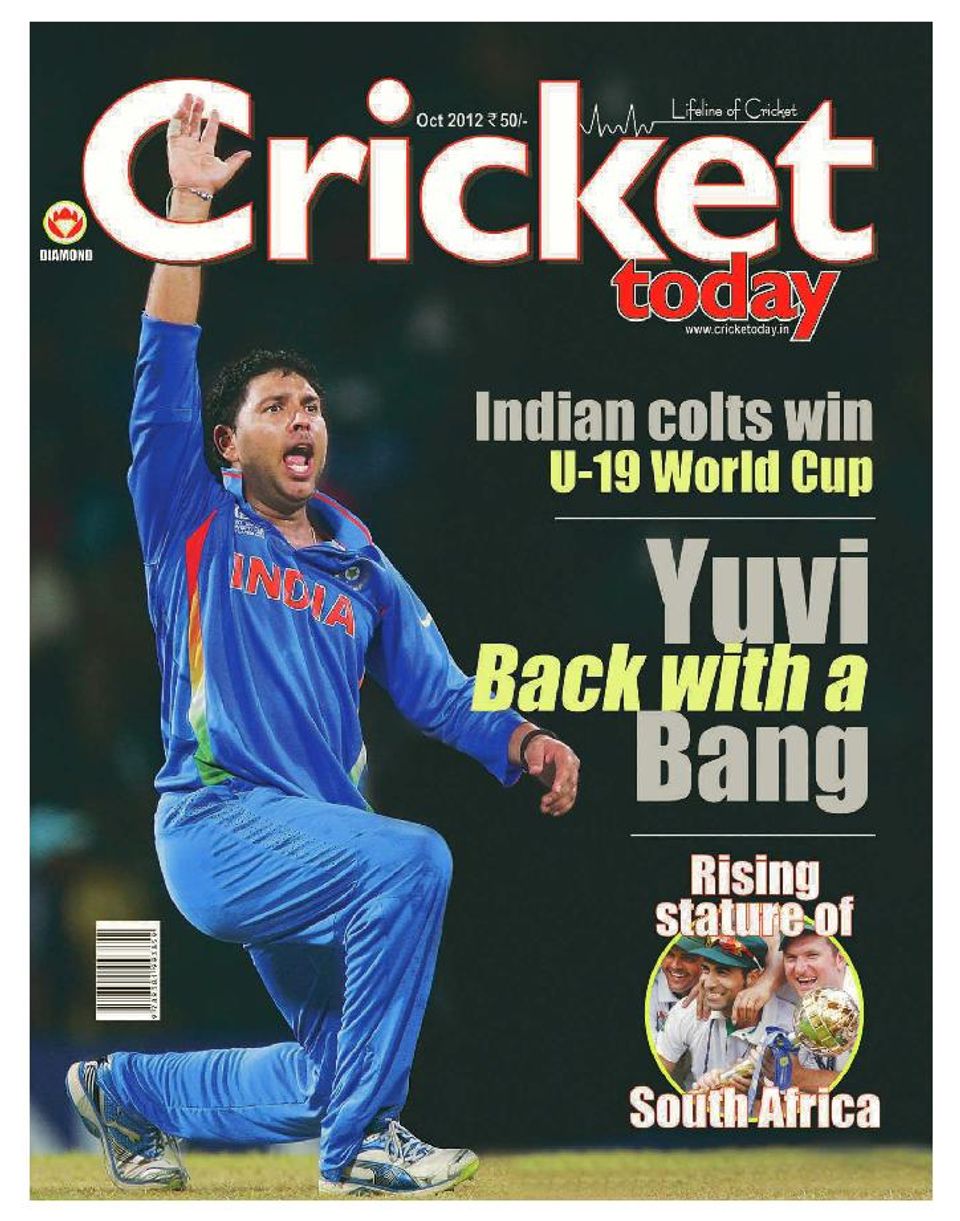 Cricket Today-October 2012 Magazine - Get your Digital Subscription