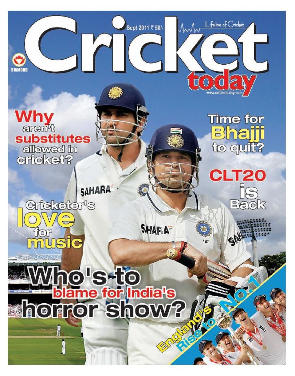 Get digital access to Cricket Today - September 2011 issue | Magzter.com