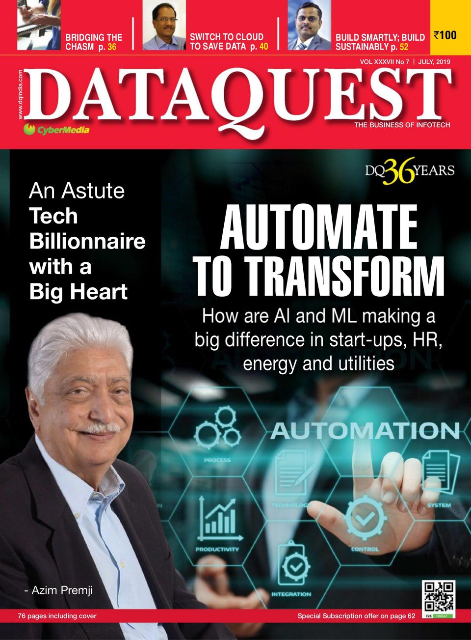 Get digital access to DataQuest - July 2019 issue | Magzter.com