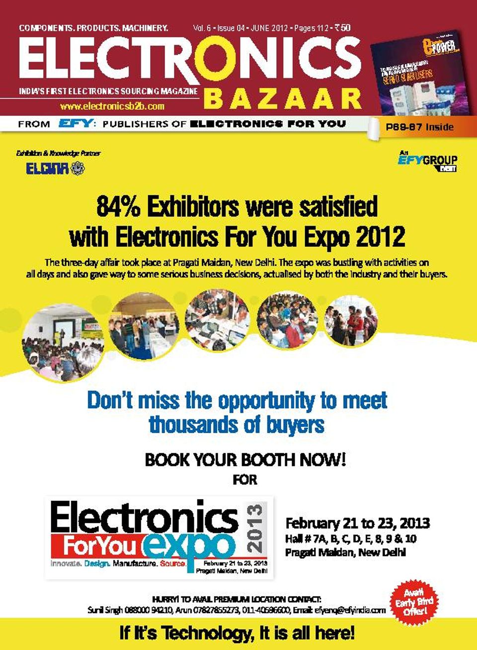 Get digital access to Electronics Bazaar - June 2012 issue | Magzter.com