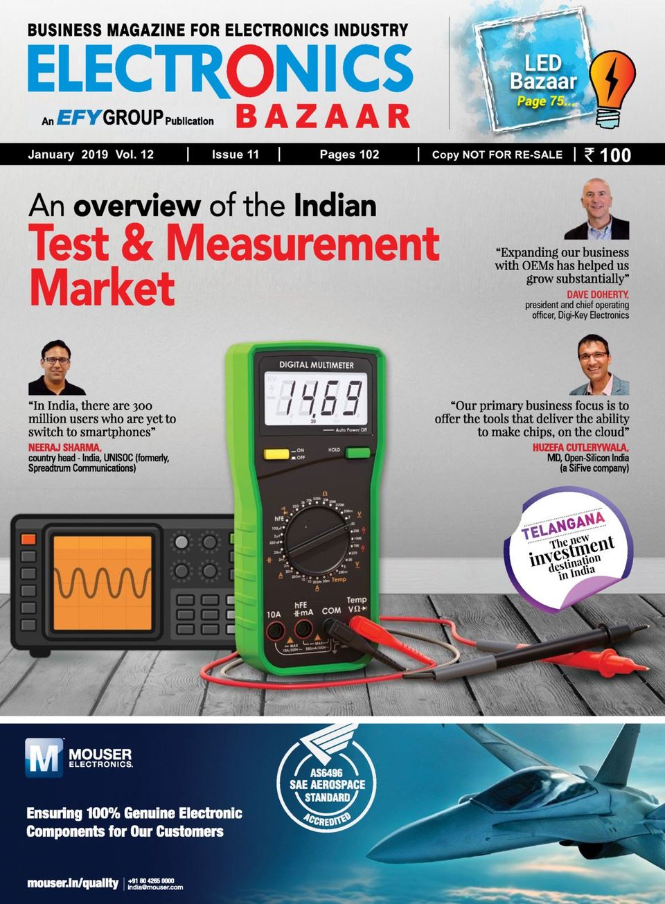 Get digital access to Electronics Bazaar - January 2019 issue | Magzter.com