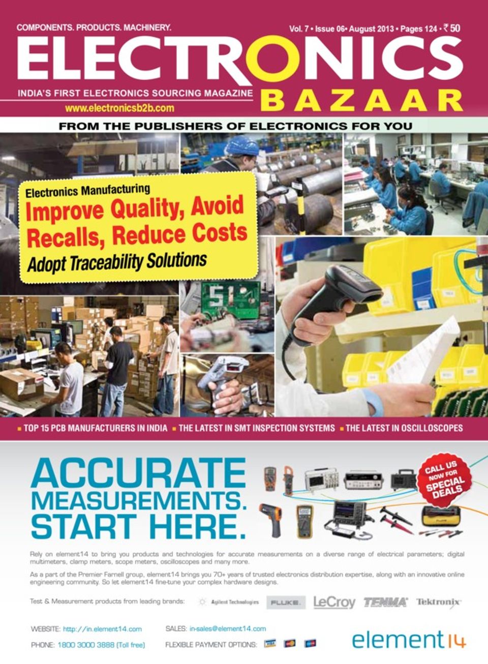 Get digital access to Electronics Bazaar - August 2013 issue | Magzter.com