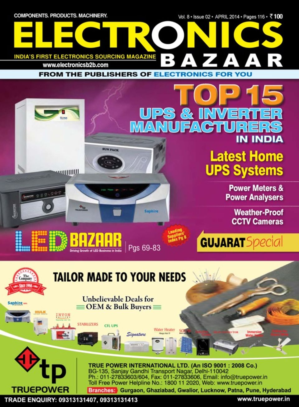 Get digital access to Electronics Bazaar - April 2014 issue | Magzter.com