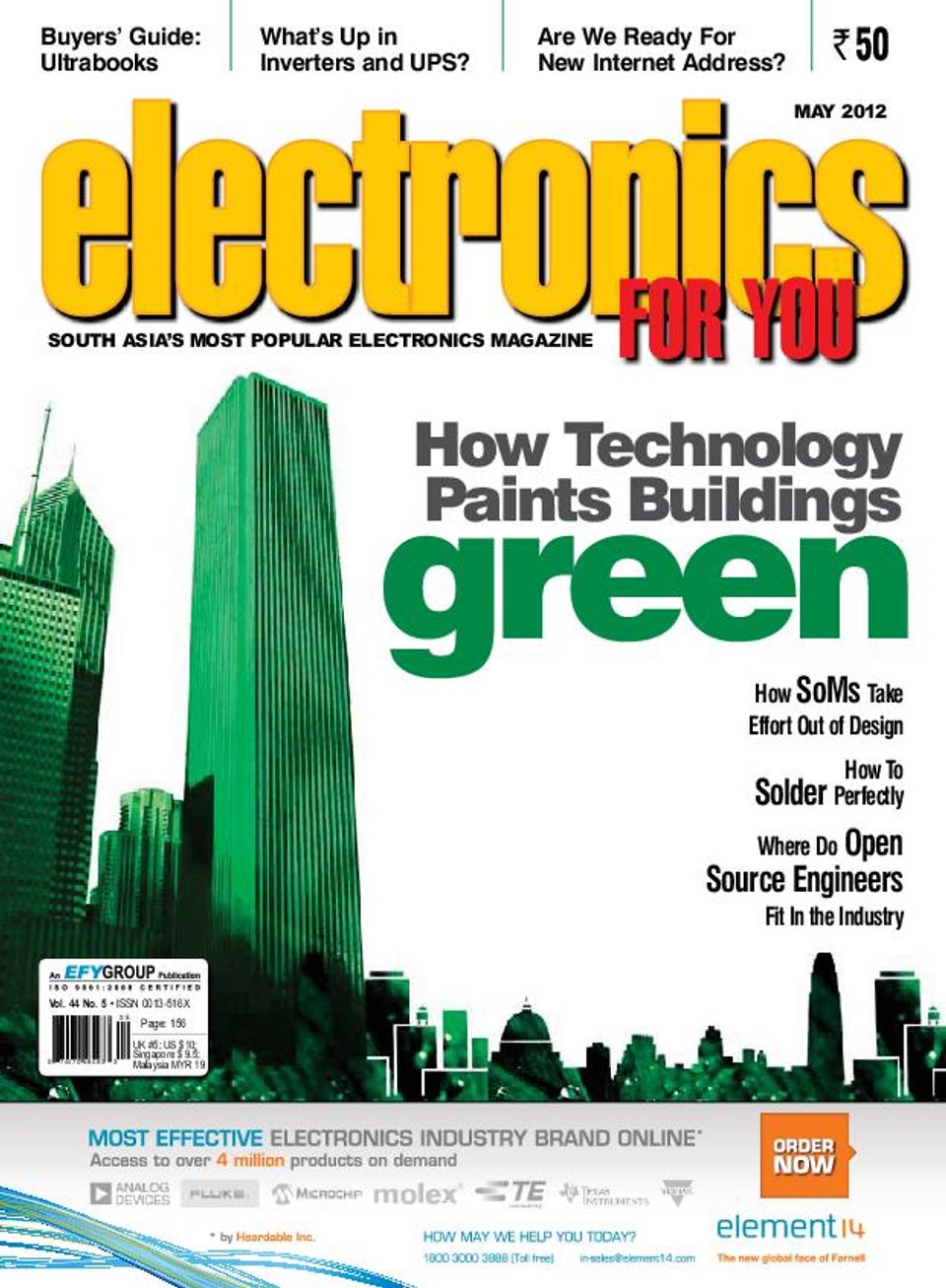 Get digital access to Electronics For You - May 2012 issue | Magzter.com