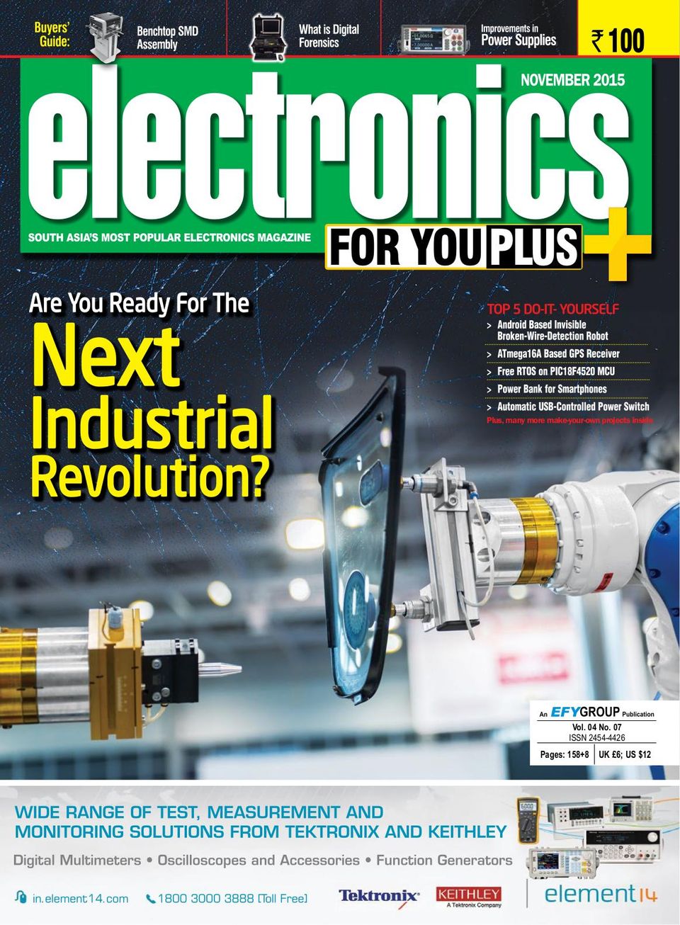 Electronics For You-November 2015 Magazine - Get your Digital Subscription