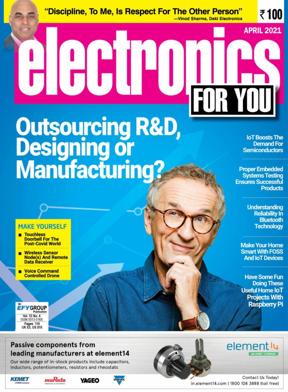Get digital access to Electronics For You - April 2021 issue | Magzter.com