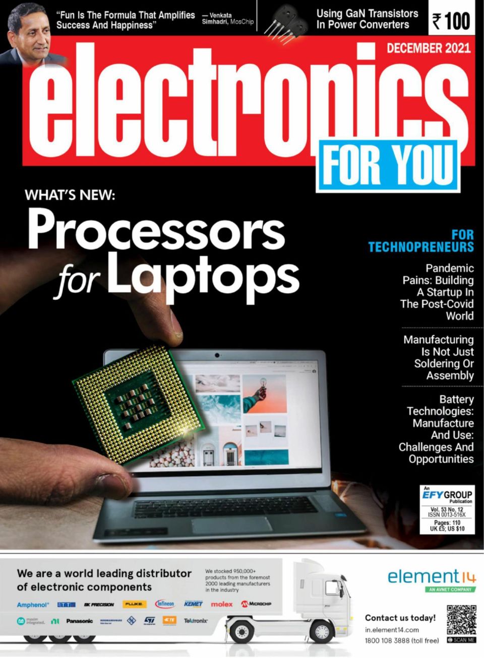 Get digital access to Electronics For You - December 2021 issue ...