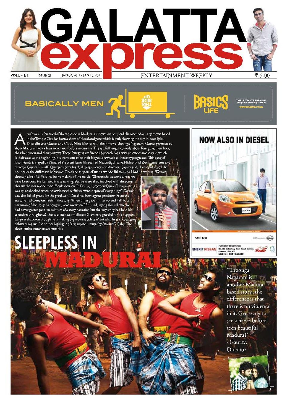 Get digital access to Galatta Exp - January 07 2011 issue | Magzter.com