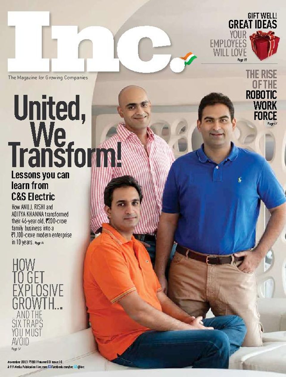 Get digital access to Inc India - November 2012 issue | Magzter.com