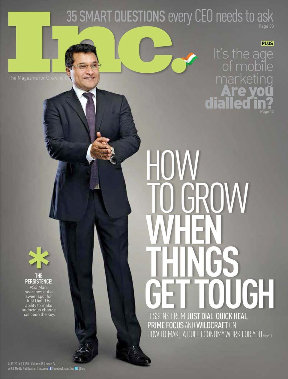 Inc India-May 2014 Magazine - Get your Digital Subscription