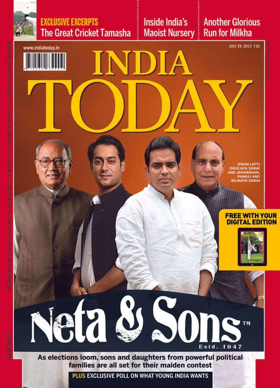 Get digital access to India Today - July 29 2013 issue | Magzter.com