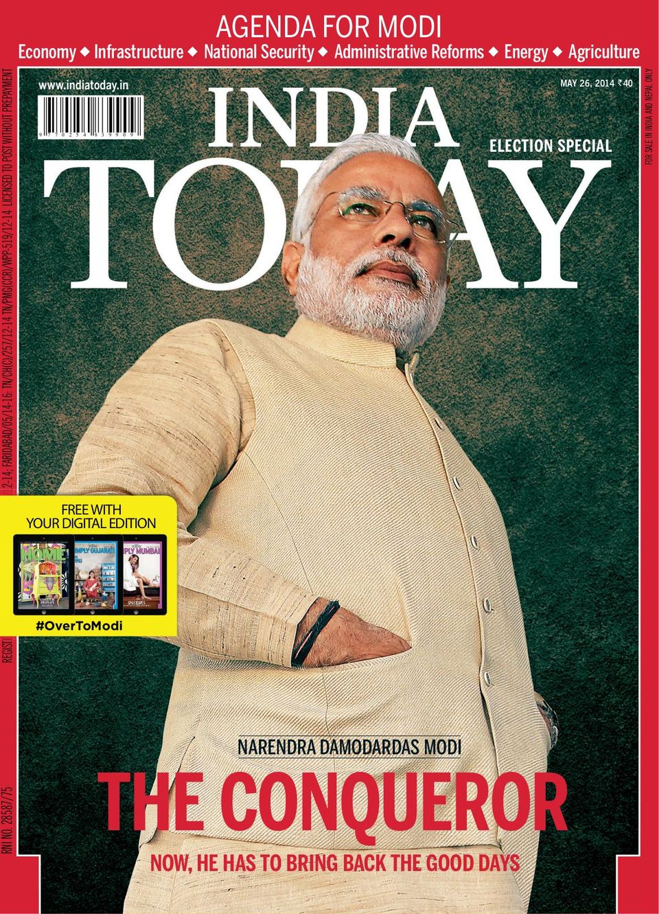 Get digital access to India Today - May 26, 2014 issue | Magzter.com