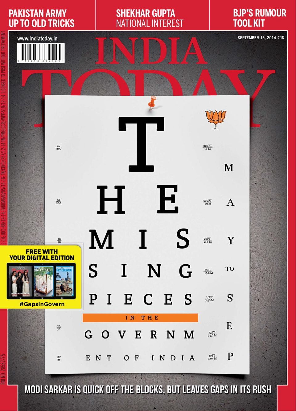India Today-September 15, 2014 Magazine - Get your Digital Subscription