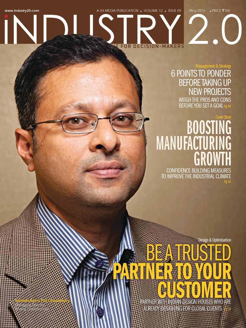 Industry 2.0-May 2013 Magazine - Get your Digital Subscription