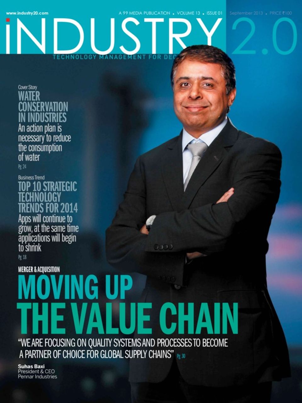 Get digital access to Industry 2.0 - September 2013 issue | Magzter.com