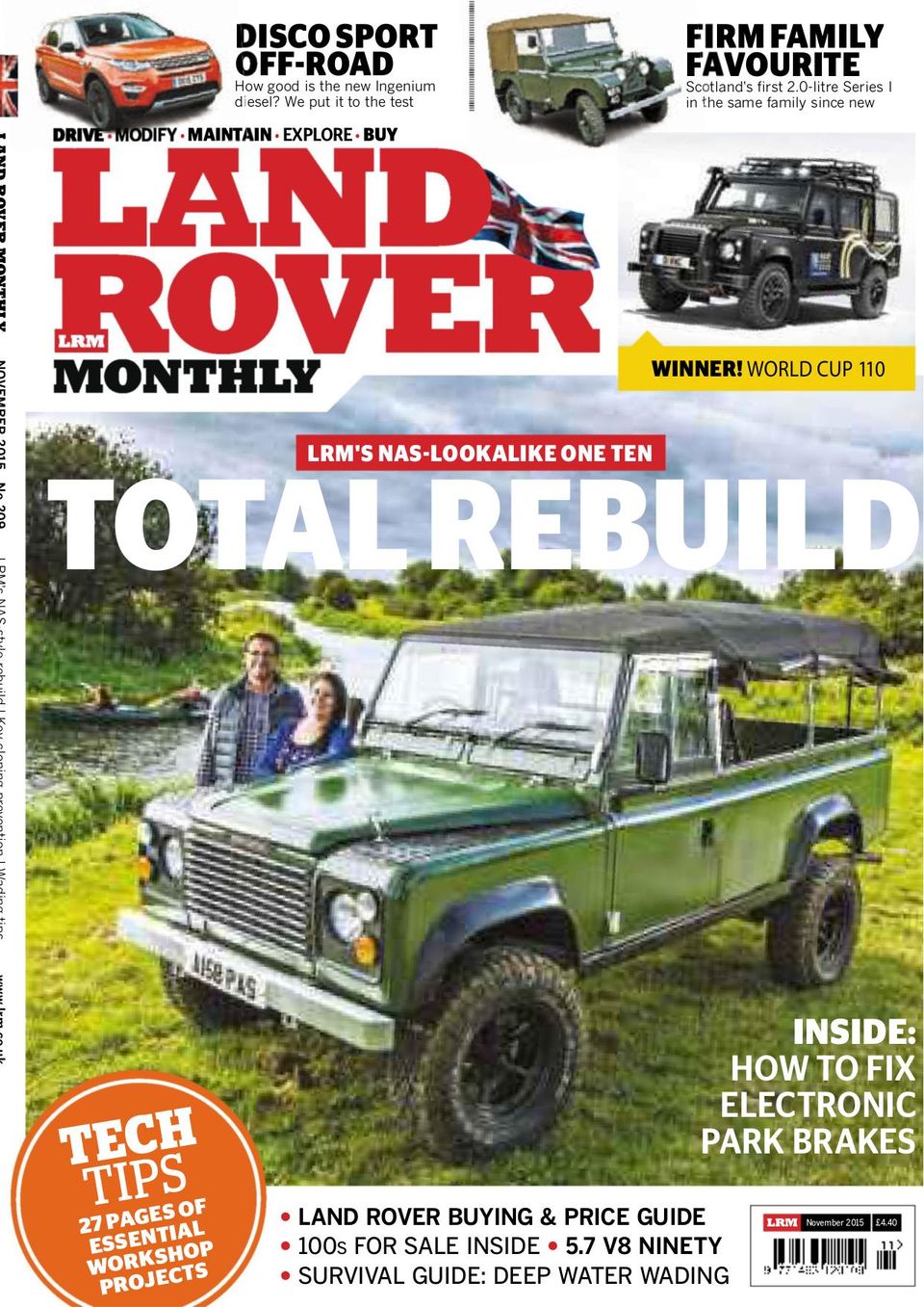 Land Rover Monthly-November 2015 Magazine - Get your Digital Subscription