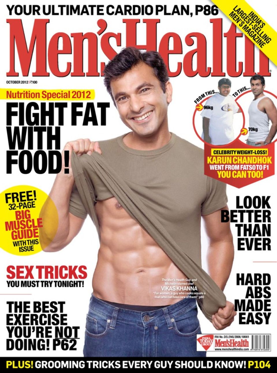Men's Health India-October 2012 Magazine - Get your Digital Subscription