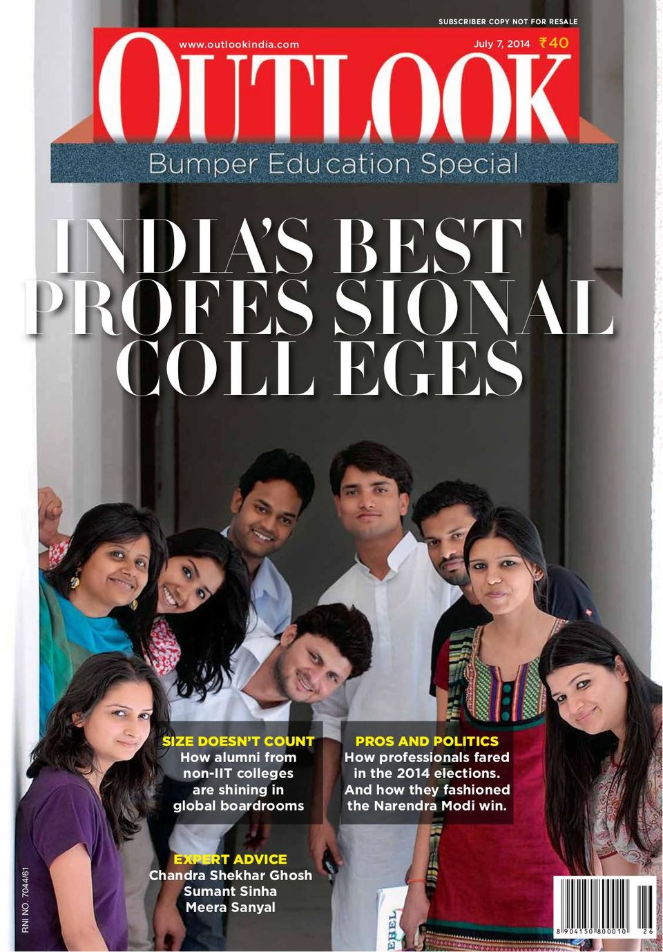 Outlook-July 07, 2014 Magazine - Get your Digital Subscription