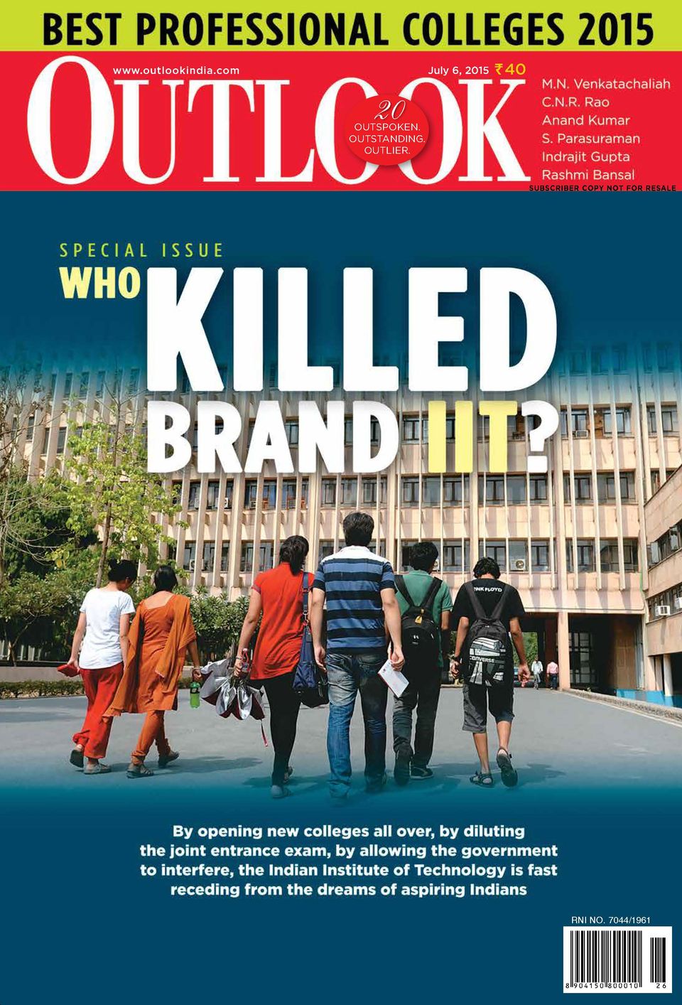 Outlook-July 06, 2015 Magazine - Get your Digital Subscription
