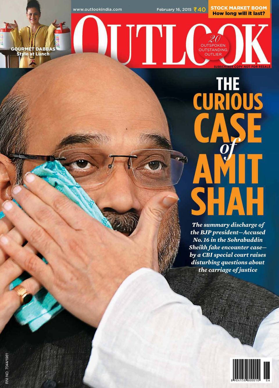 Outlook-February 16, 2015 Magazine - Get your Digital Subscription