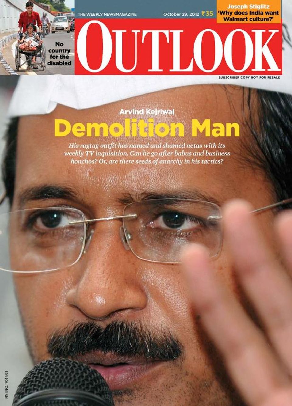 Outlook-October 29, 2012 Magazine - Get your Digital Subscription