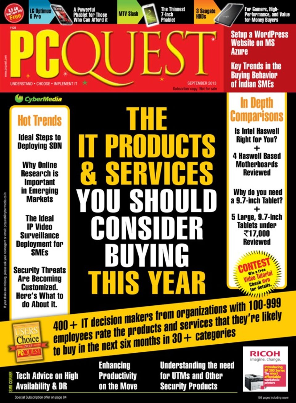 PCQuest-September 2013 Magazine - Get your Digital Subscription