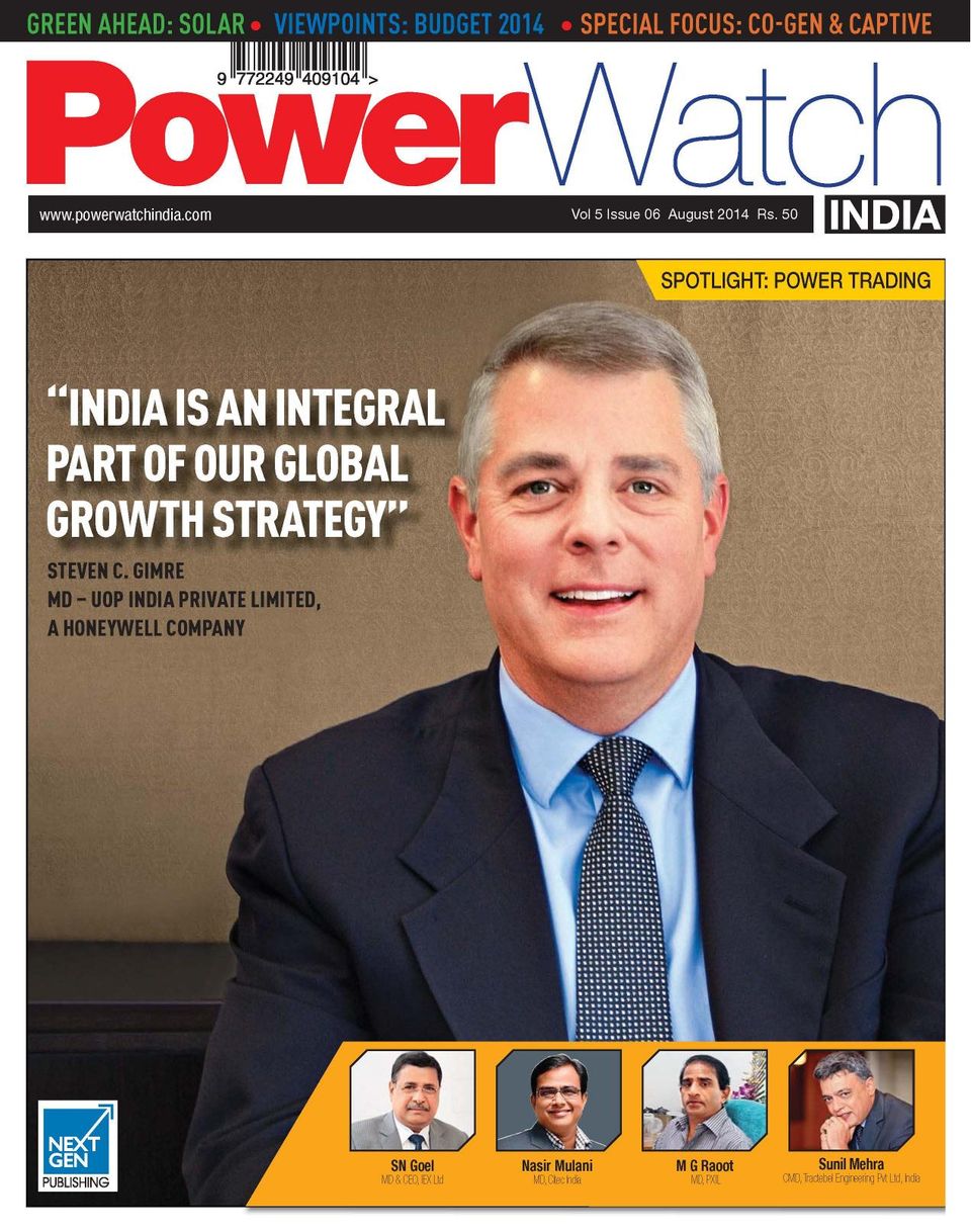 Power Watch India-August 2014 Magazine - Get your Digital Subscription
