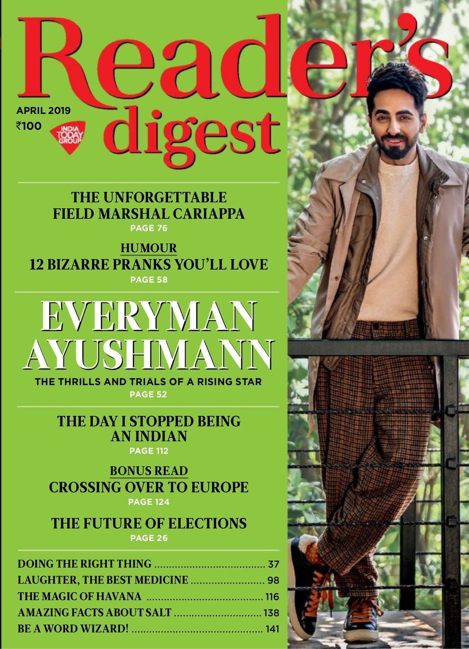 Get digital access to Reader's Digest India - April 2019 issue ...