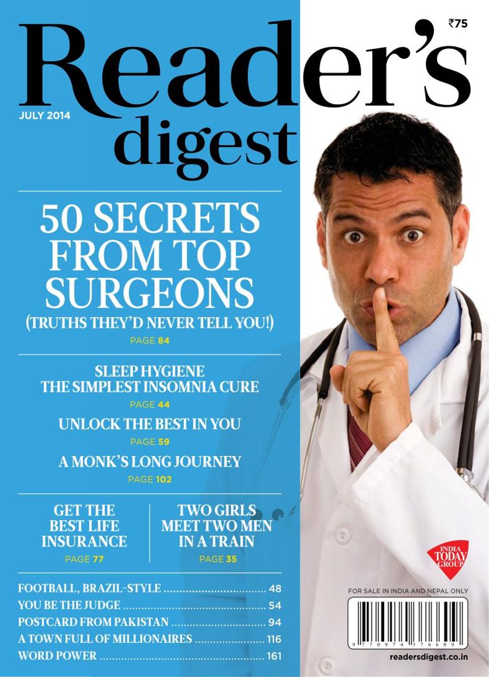 Get digital access to Reader's Digest India - July, 2014 issue ...