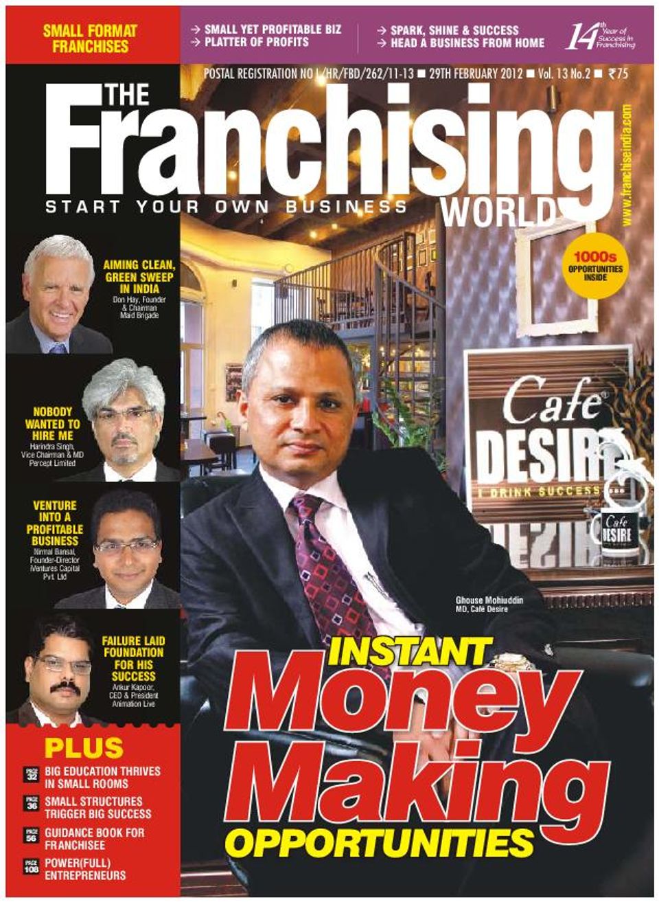 The Franchising World-February 29 2012 Magazine