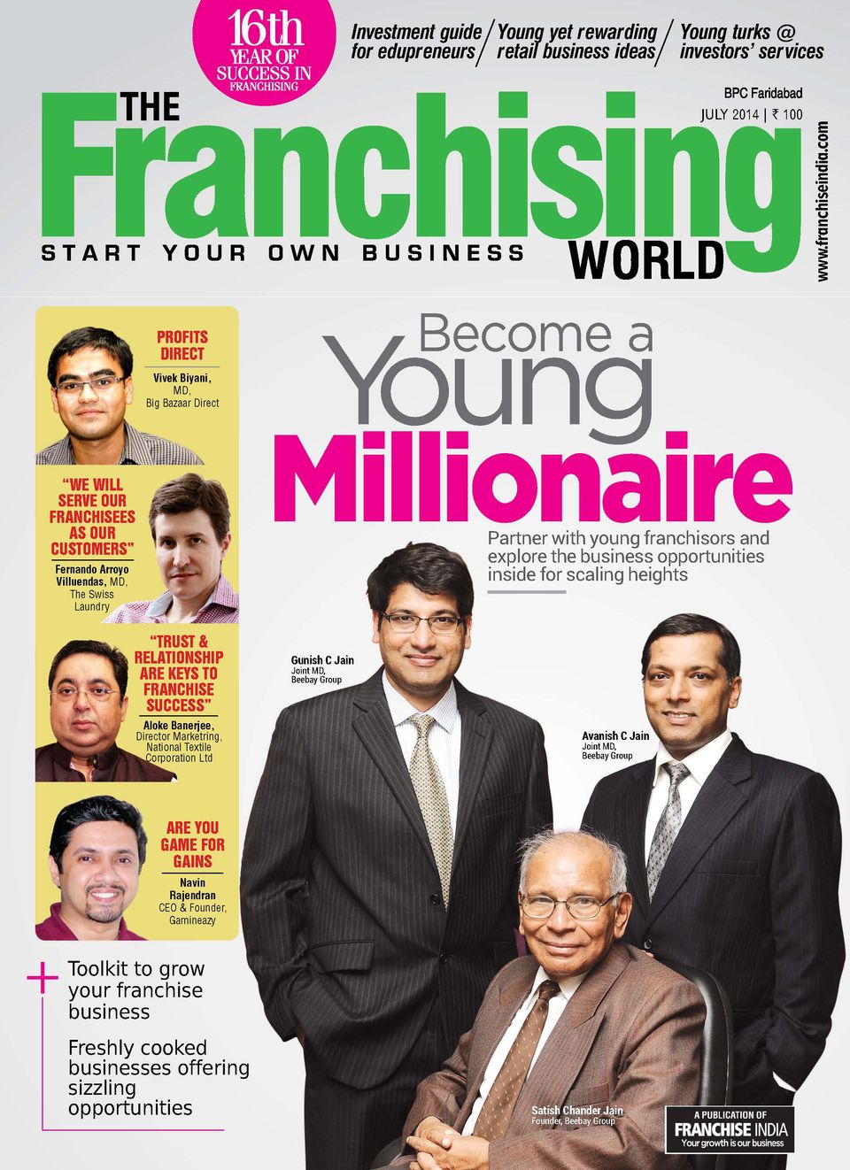 Get digital access to The Franchising World - July 2014 issue | Magzter.com