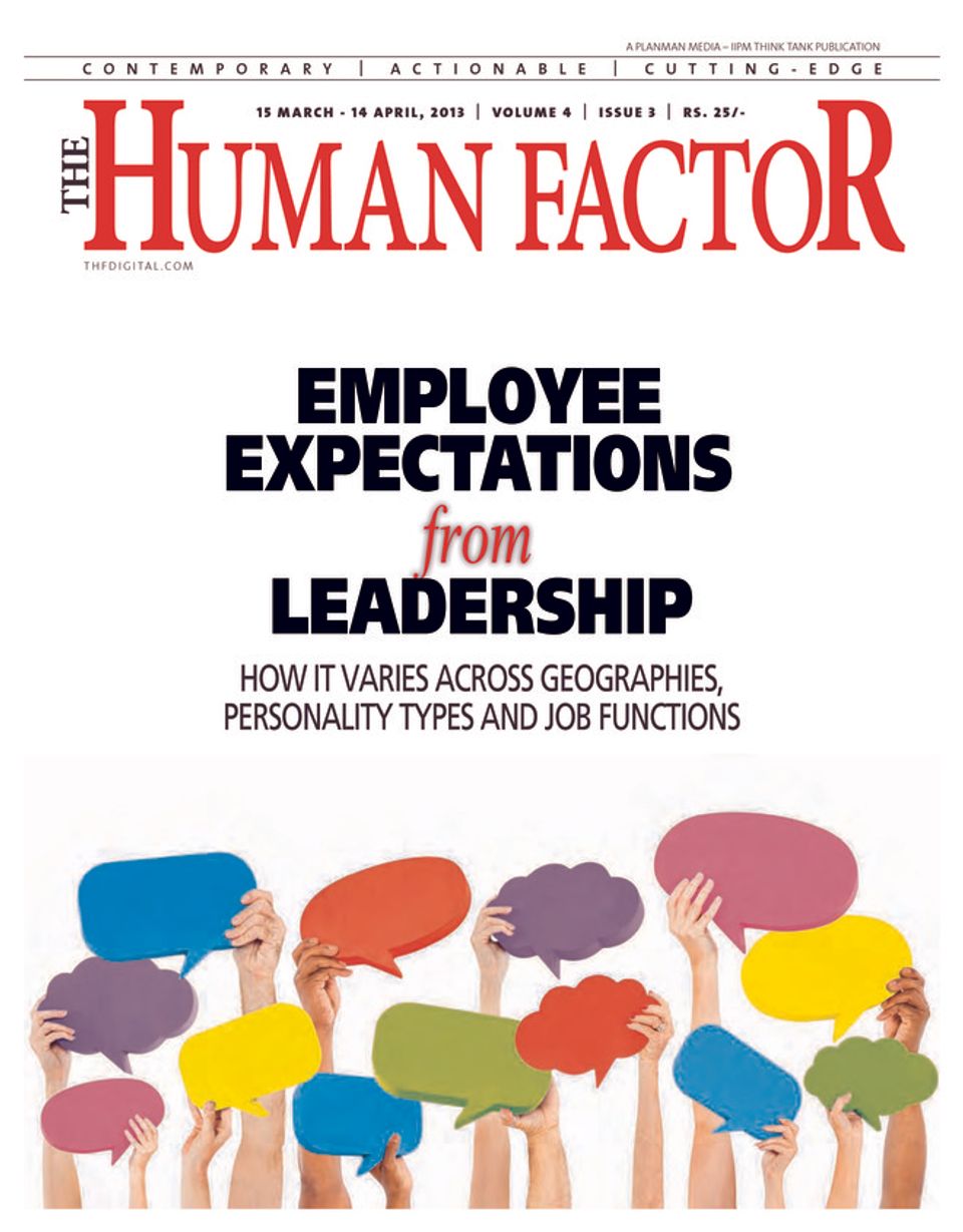 Get digital access to The Human Factor - April 2013 issue | Magzter.com