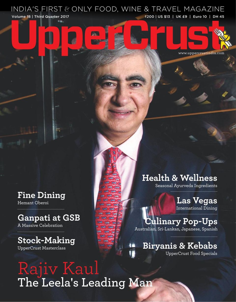 Uppercrust-July - Sept 2017 Magazine - Get your Digital Subscription