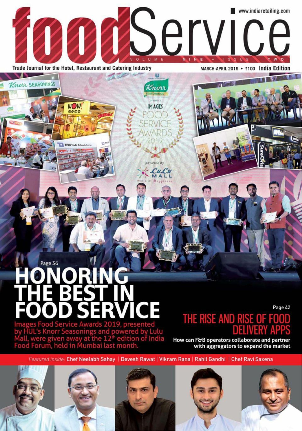 foodService India-March - April 2019 Magazine